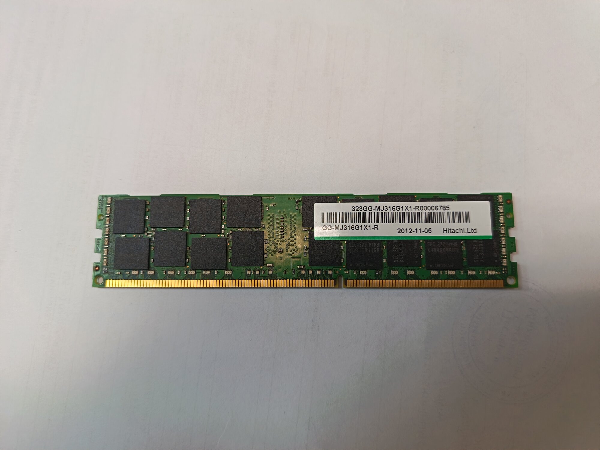 Оперативная память Hitachi 16Gb 2R (GG-MJ316G1X1-R) серверная
