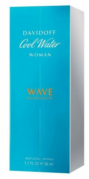 Davidoff Cool Water Wave туалетная вода 50мл, аромат для женщин