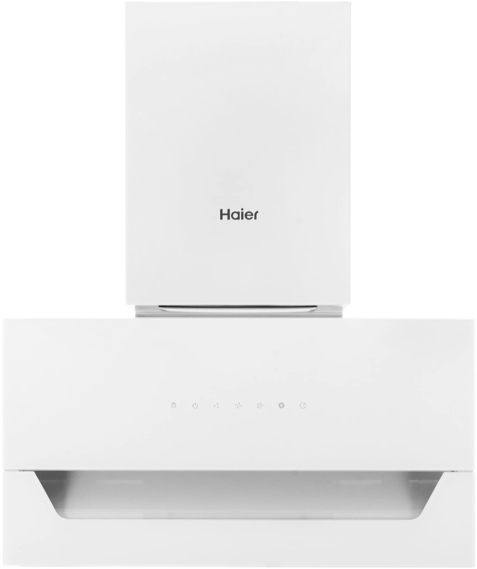 Вытяжка каминная HAIER HVX-W682CW, белый, сенсорное управление [td0044974ru]