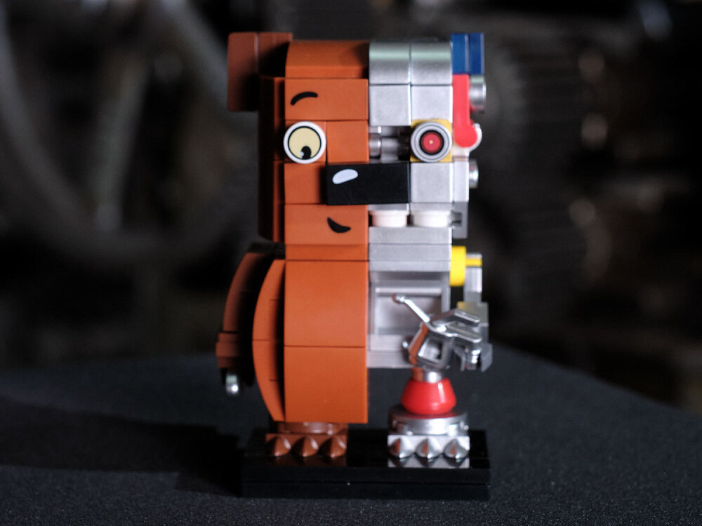 Конструктор Brick Labs Союзмультфильм AB-1126 Конструктор Киборг: Винни-Пух