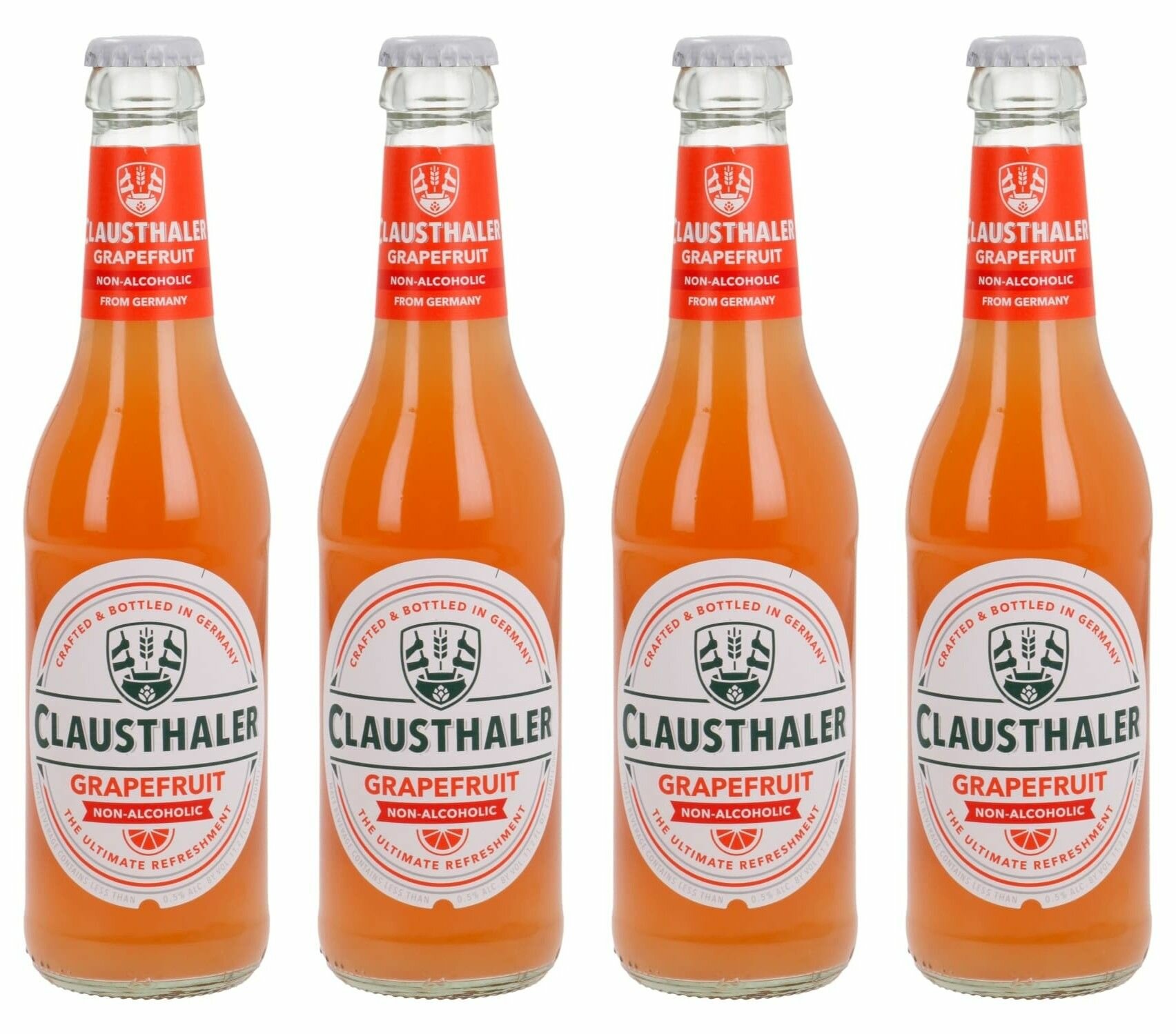 Пивной напиток CLAUSTHALER GRAPEFRUIT Грейпфрут безалкогольное 0,33л*4штуки