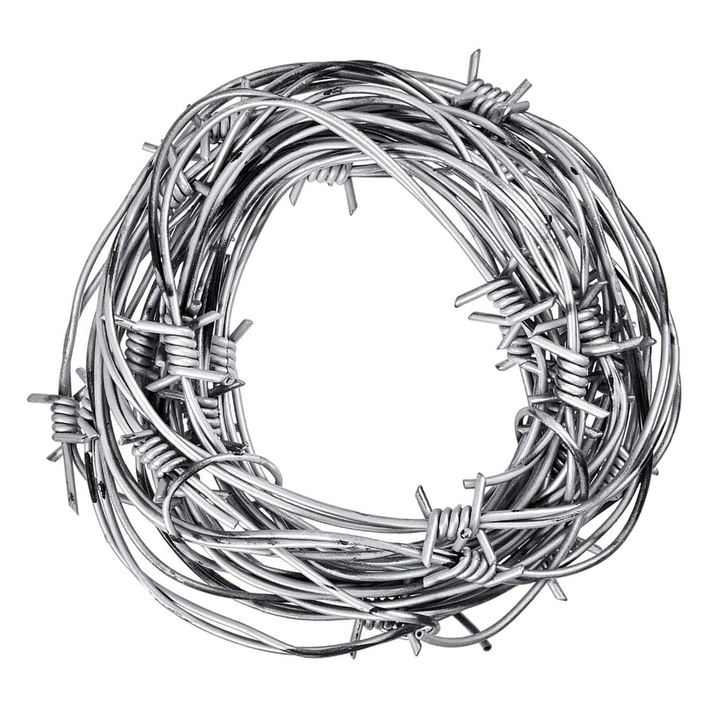 Пластиковая Колючая Проволока Поддельные Ржавые Украшения Из Колючей Проволоки Ржавый Венок Из Колючей Проволоки Ржавая Гирлянда Ремесла для Хэллоуина