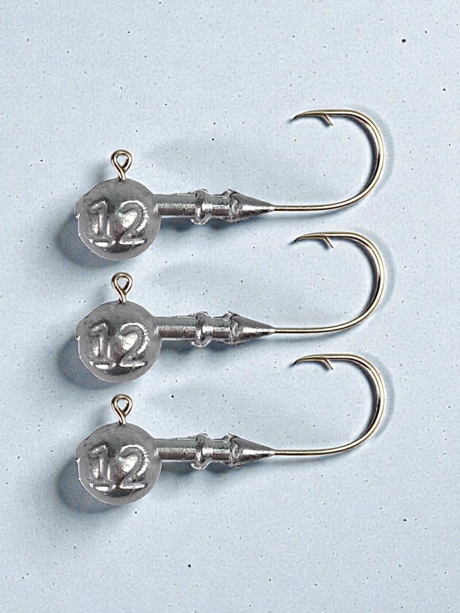 Джиг-головка Gamakatsu №3/0 12 г, с двойной юбкой, одинарный крючок, 3 шт.