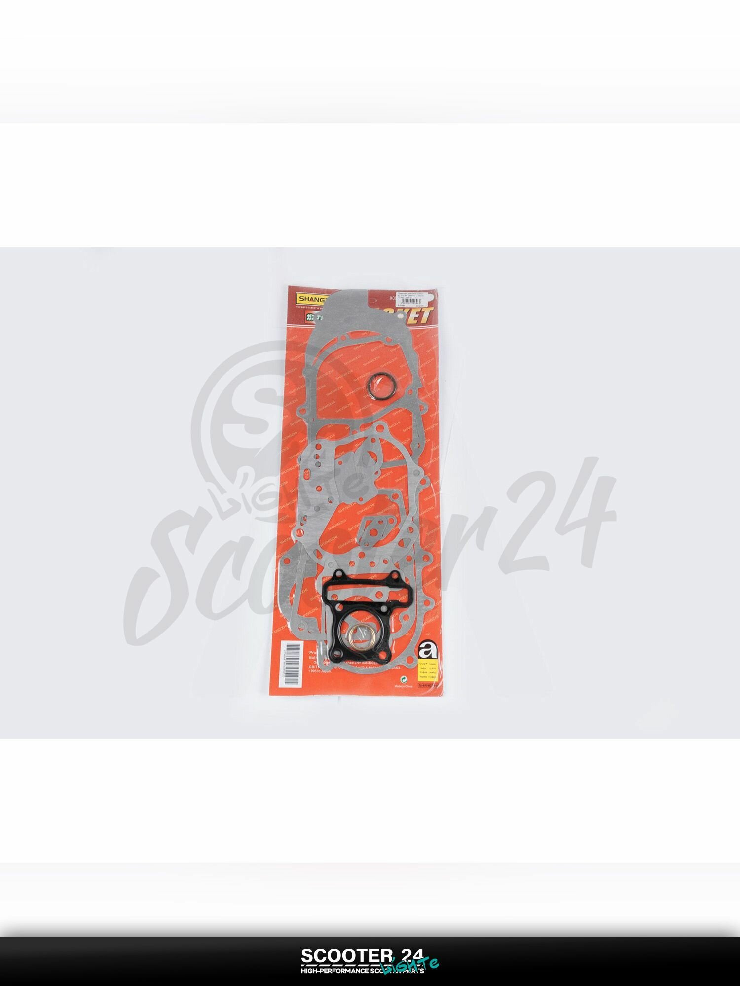 Прокладки двигателя (набор) на китайский скутер 4T GY6 60 ( 44 мм, L-460 мм) "SHANGZHI" (mod: A)