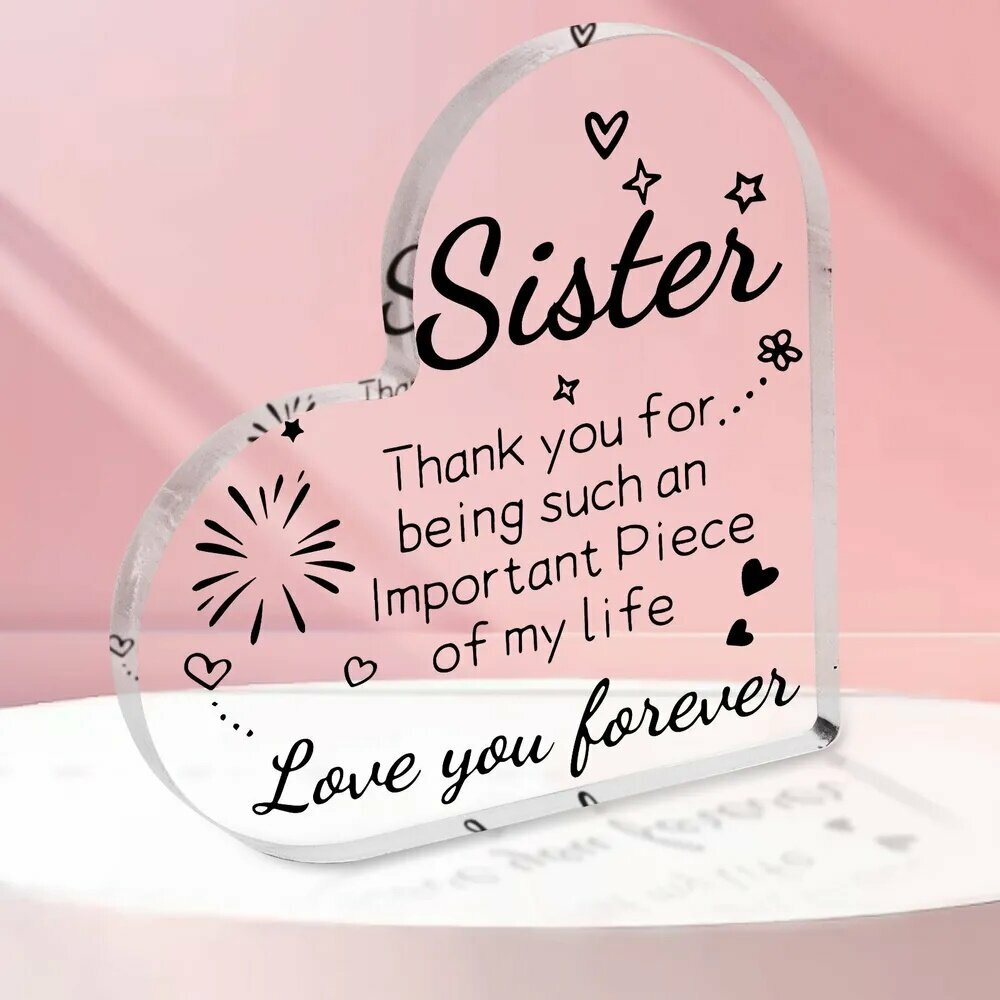 Акрил, сувениры и подарки, подарок сестре на день рождения, украшения для дома интерьер