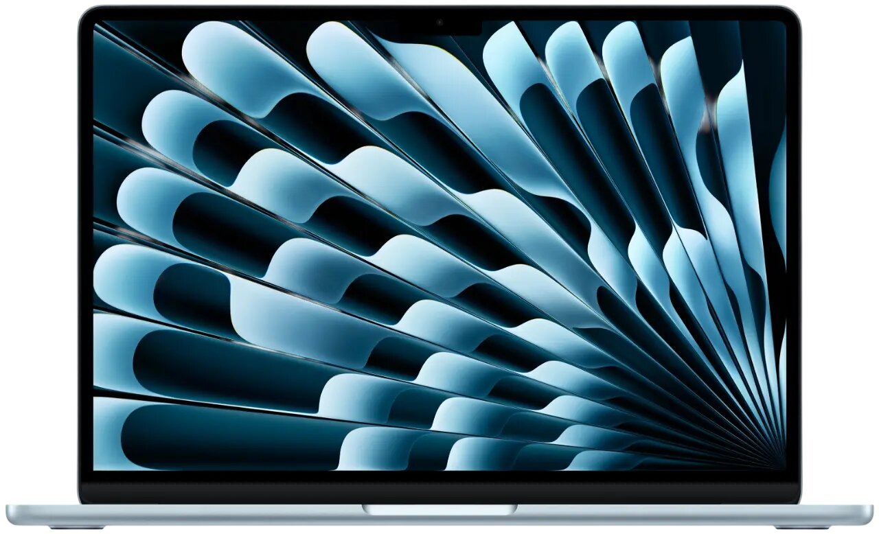 Ноутбук Apple MacBook Air 15 M5, 12 Мп, 60 Гц, 16/512Gb, Sky Blue MDVQ4