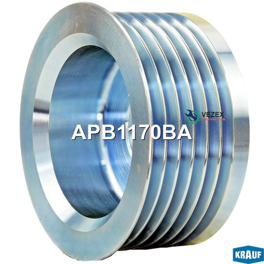 KRAUF APB1170BA шкив генератора!\ Citroen C1/C2/C3/C4/C5/C8, Peugeot 206/307/407/607 1.4-2.2i/Hdi 99>
