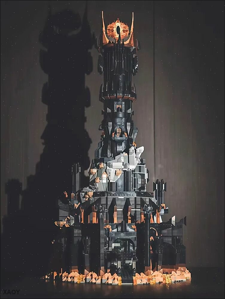 Конструктор Башня Саурона Око Властелина Колец, Замок Barad-dur Icons, Подарок для мужчин и коллекционеров, 5471 деталь, 10333