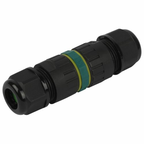 Коннектор кабельный прямой 3-Pin 0.5-2.5кв. мм IP68 безвинтовой NO-224-673 Эра Б0068045