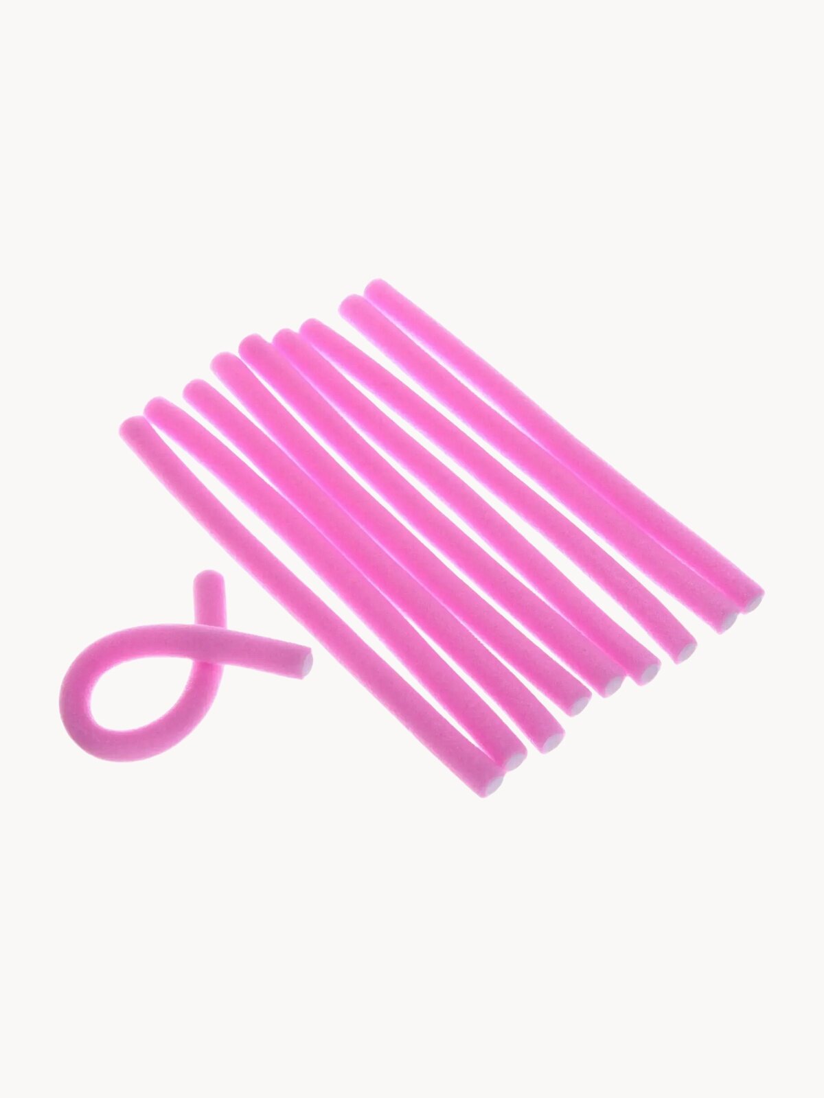 Бигуди бумеранги 10шт, разноцветные, d-12мм, l-24см, удобство укладки