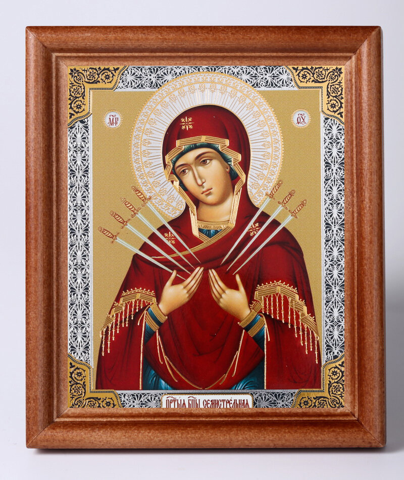Семистрельная №2 (икона 11х13 рамка). Софрино