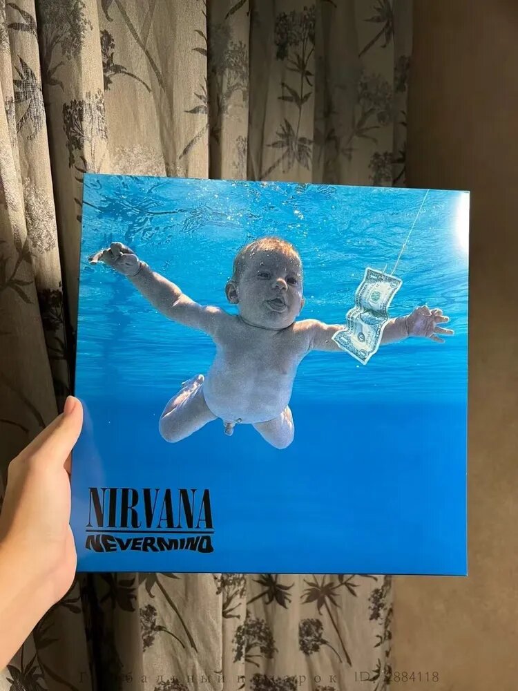 Nirvana - Nevermind Виниловая пластинка. LP, 180 Gram, Reissue, Black, Импортное издание — фото 1