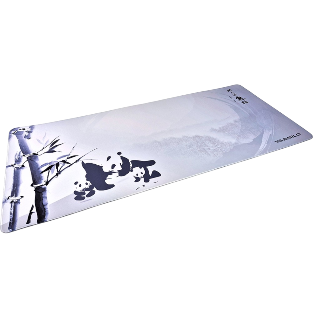 Игровой коврик для мыши Varmilo Panda белый/серый 900x400x3 мм — фото 1