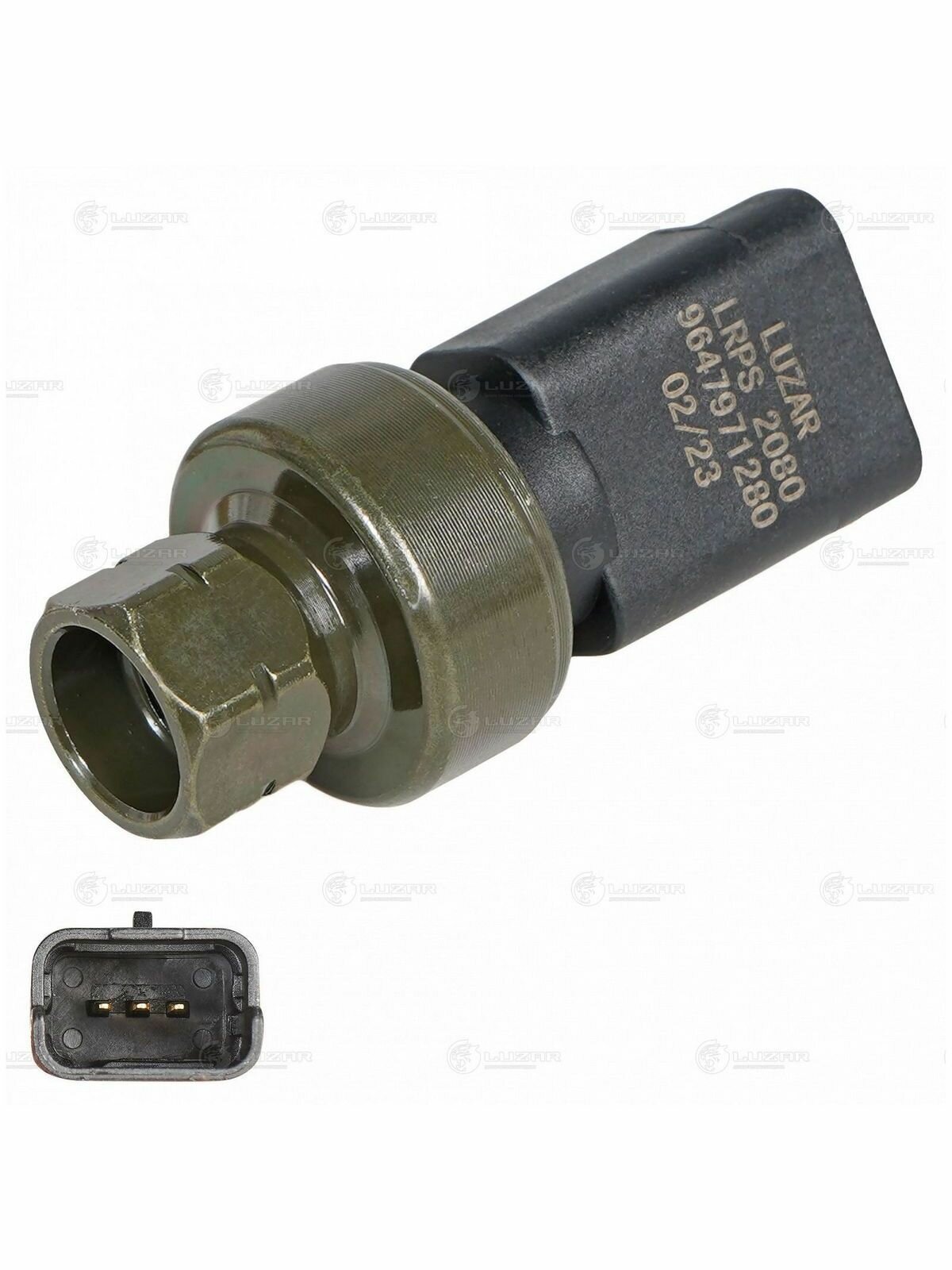 Датчик давления хладагента для а/м Peugeot 308; Citroen C4, Berlingo / Пежо 308, Ситроен Берлинго, Luzar LRPS2080