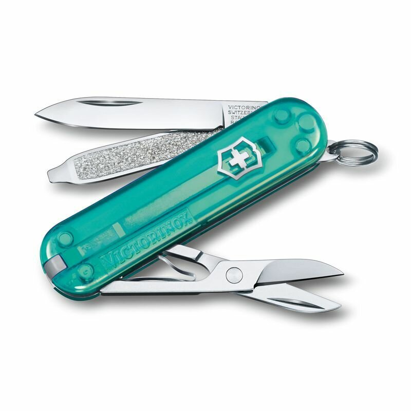 Нож-брелок Classic SD Colors Tropical Surf (7 функций) VICTORINOX 0.6223. T24G