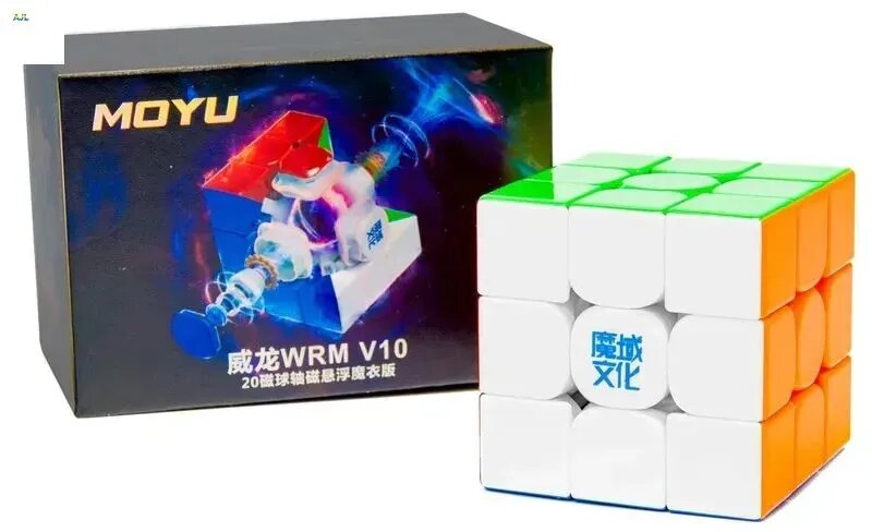 Кубик Рубика магнитный MoYu WeiLong WRM 3x3 V10 20-magnet Ball-Core MagLev UV Coated