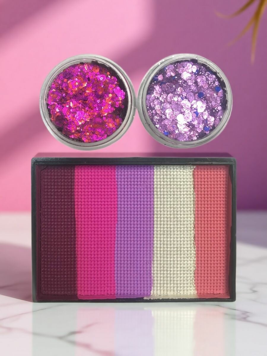 Аквагрим LENA PANTERA Принцесса 50 гр + крем-блестки