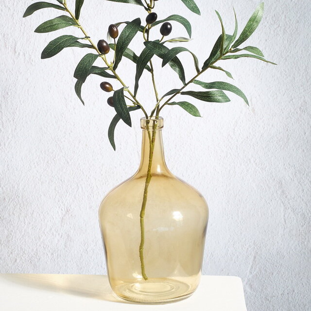 Стеклянная ваза Бриген 25 см песочная, Koopman (Купман), 008000100-1