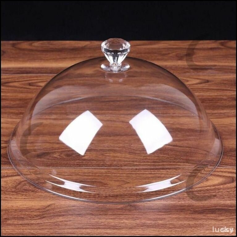 Эксклюзивная прозрачная крышка для овощей диаметром 21,5 см, обеспечивающая надежную защиту продуктов, в количестве 1 штука