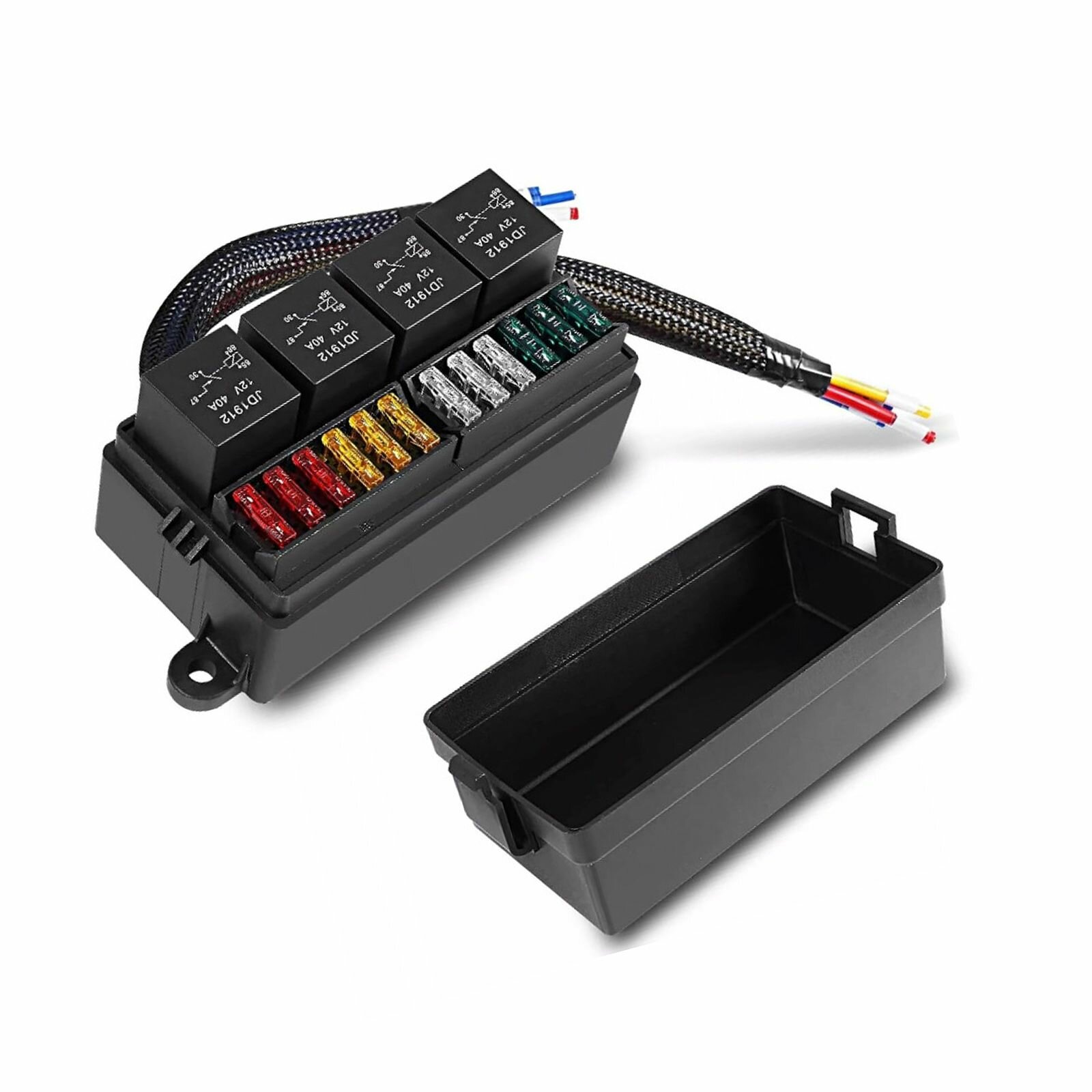Блок реле и предохранителей 12В с водонепроницаемым корпусом