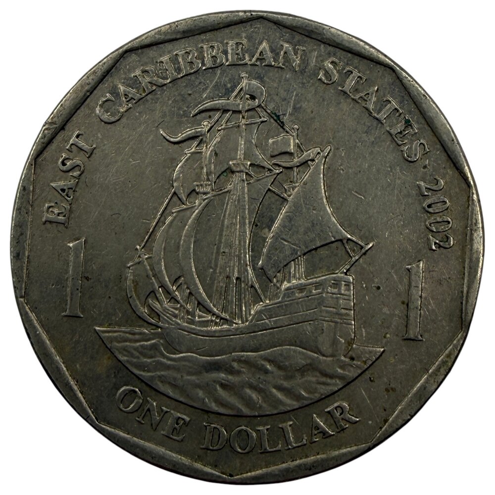Восточные Карибские Штаты (Карибы) 1 доллар 2002 г.