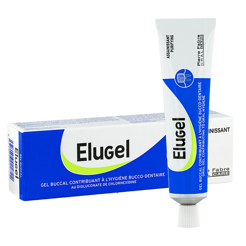 Гель Elugel (Элюгель) для десен с хлоргексидином 0.2%, 40 мл