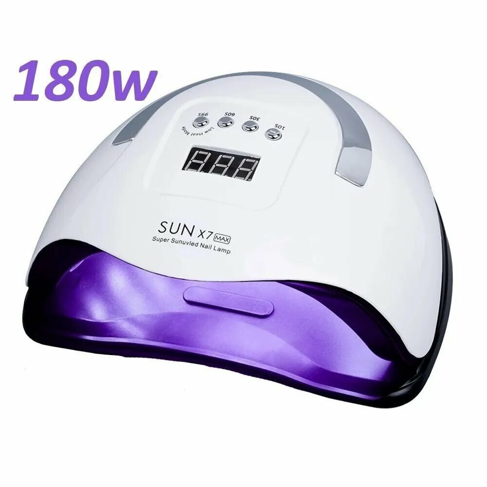 Лампа для сушки маникюра и педикюра SUN X7 MAX 180W