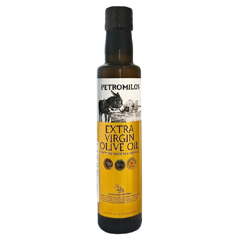 Масло оливковое PETROMILOS "EVOO AC 0,5 Dorica", Extra Virgin, 100%, 250 мл