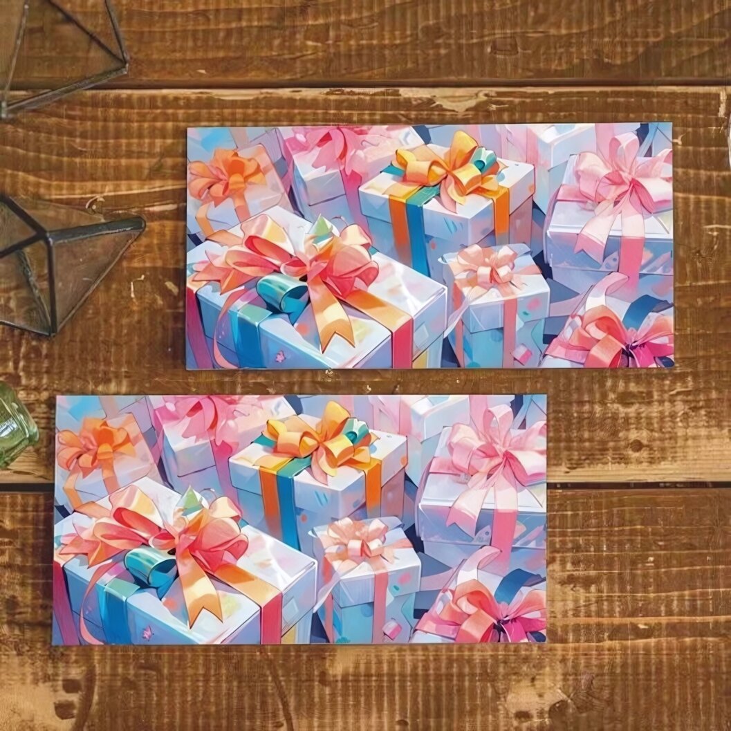 Конверт для денег «Подарки», яркий дизайн, идеален для праздников