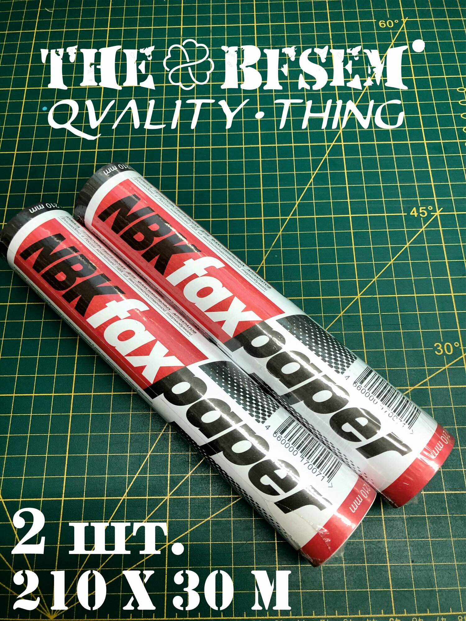 NBK термобумага для факса 210 х 49 х 12-2 шт.