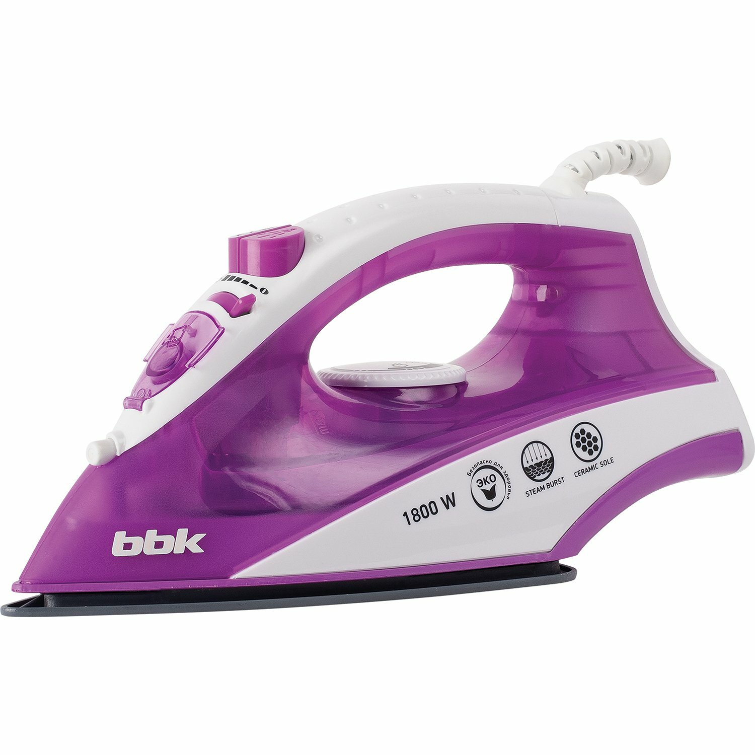 Утюг BBK ISE-1802 фиолетовый