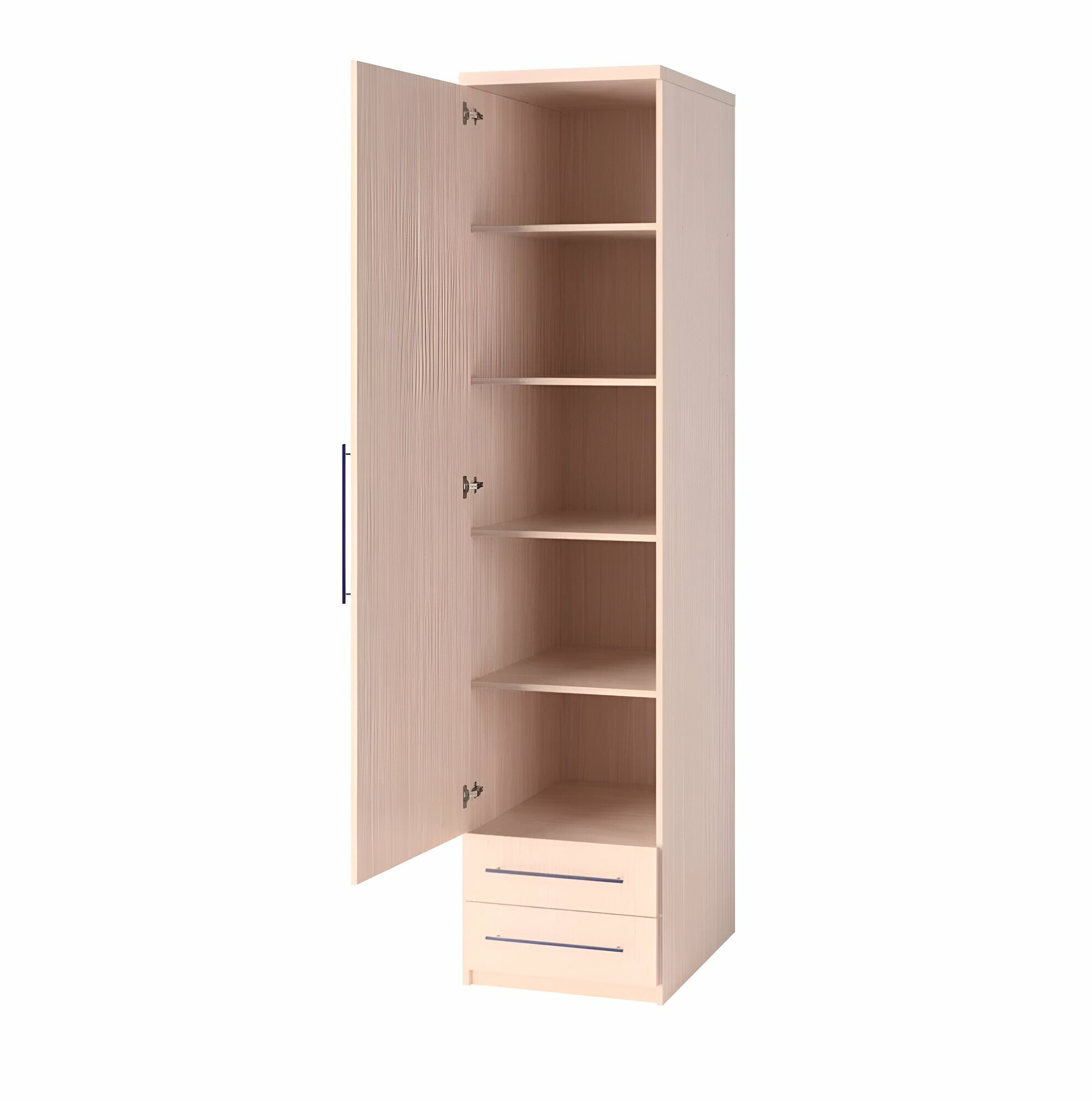 Шкаф распашной для одежды Мелодия Эконом 7 30х60х240 см, лдсп Вяз