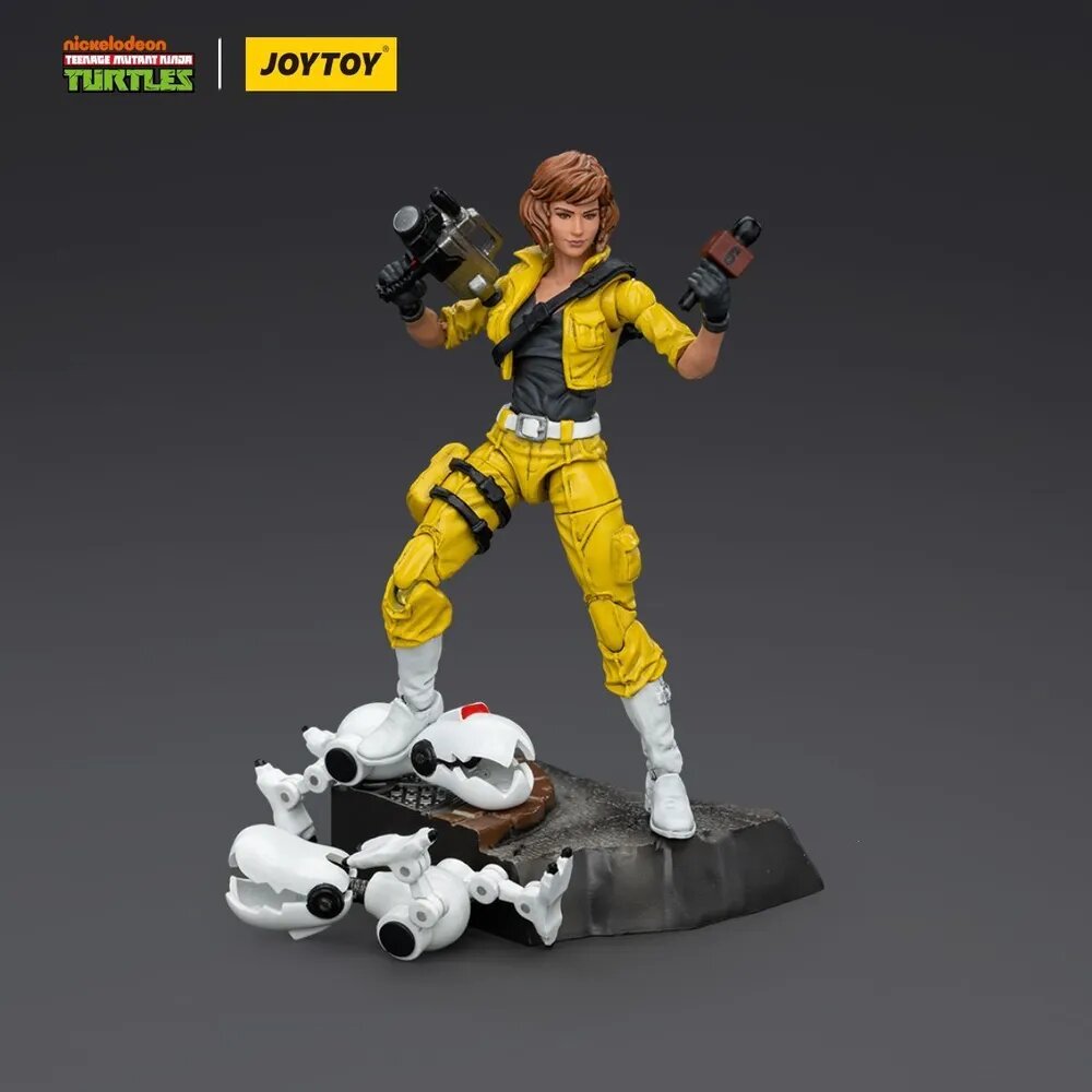 JOYTOY TMNT 1/18 Action Figures TMNT-April O'Neil Набор солдатиков из ABS пластика — фото 1