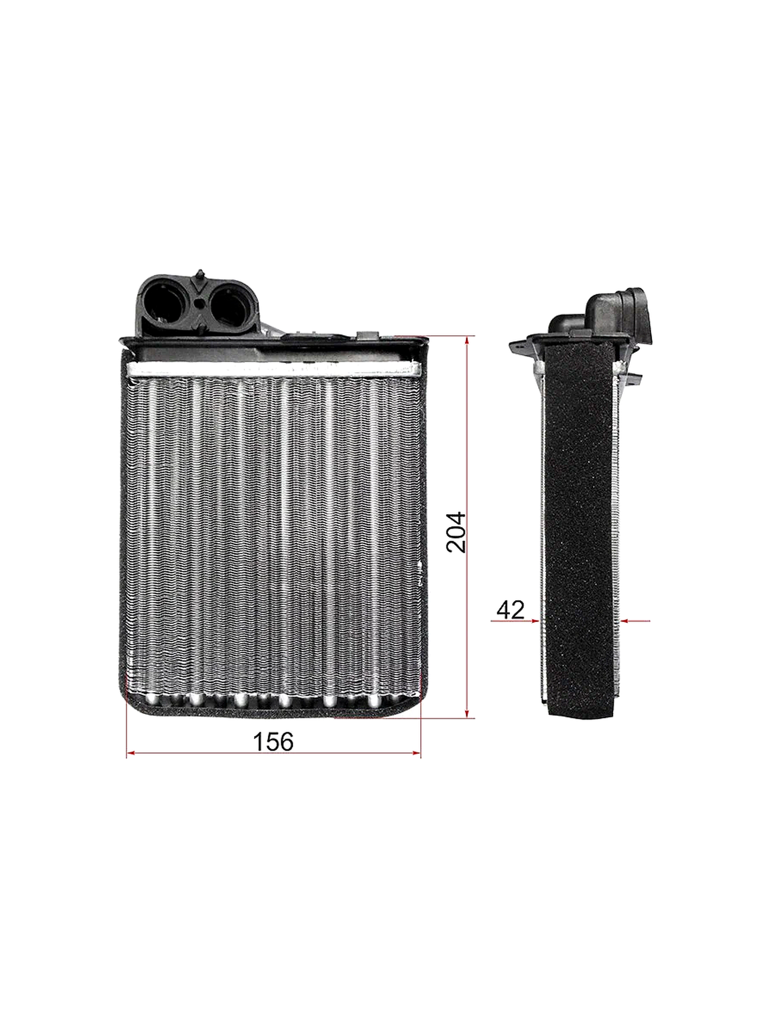 Радиатор отопителя салона RENAULT LOGAN 04-, LOGAN 08-, SANDERO 08-, DUSTER 10-, LADA LARGUS 12