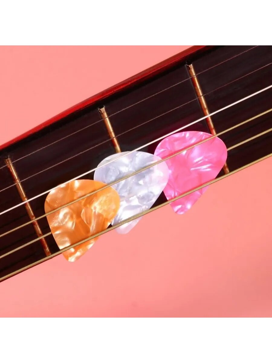 Микс медиаторов для гитар и басов, 20 шт.