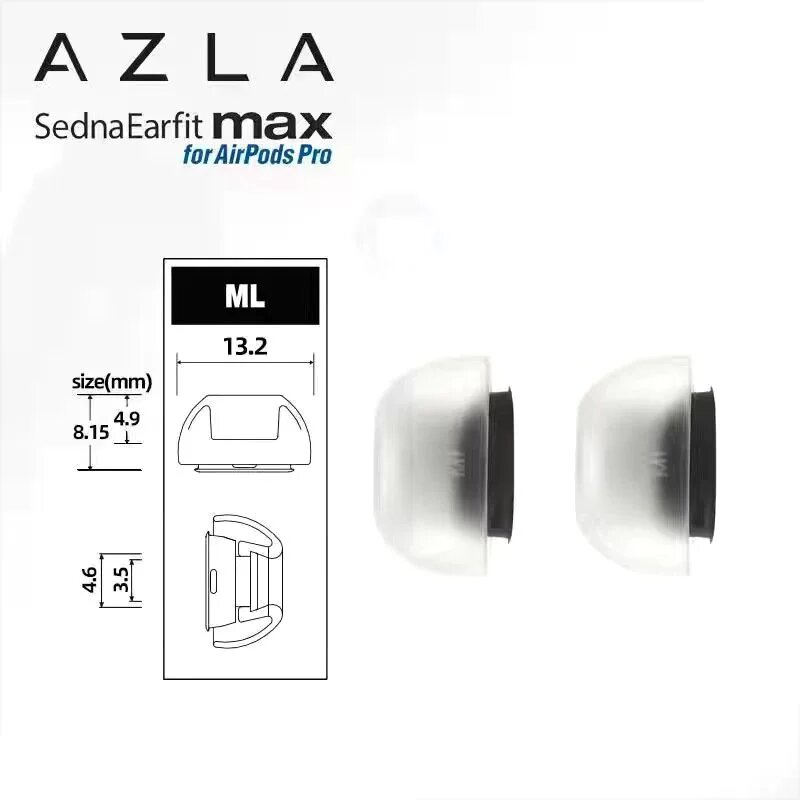 Чехлы AZLA Max подходят для беспроводных Bluetooth-наушников Apple AirPods Pro 2, замена в наивысшей компактности.