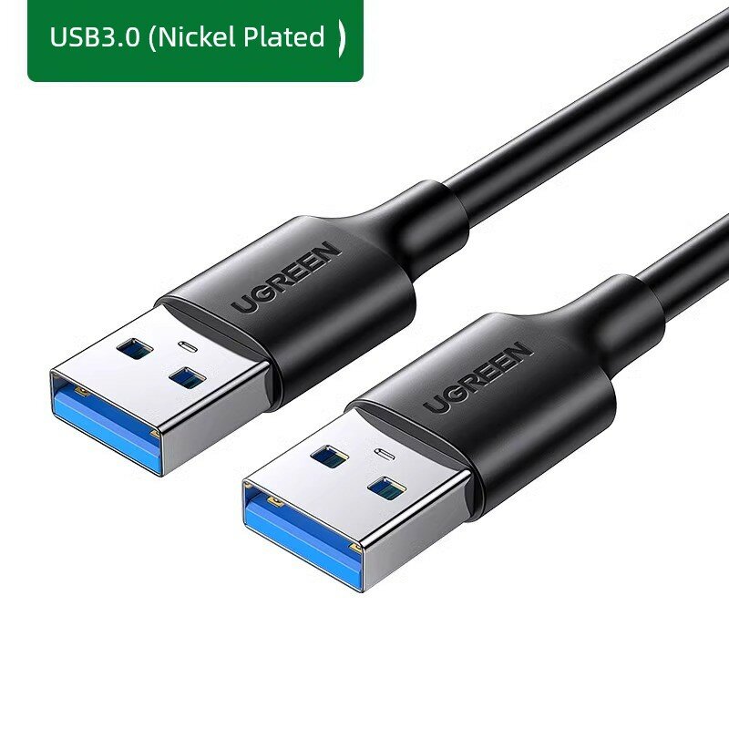 UGREEN USB 3.0 мужской к мужскому кабель 3 м никелированное покрытие высокоскоростная передача данных