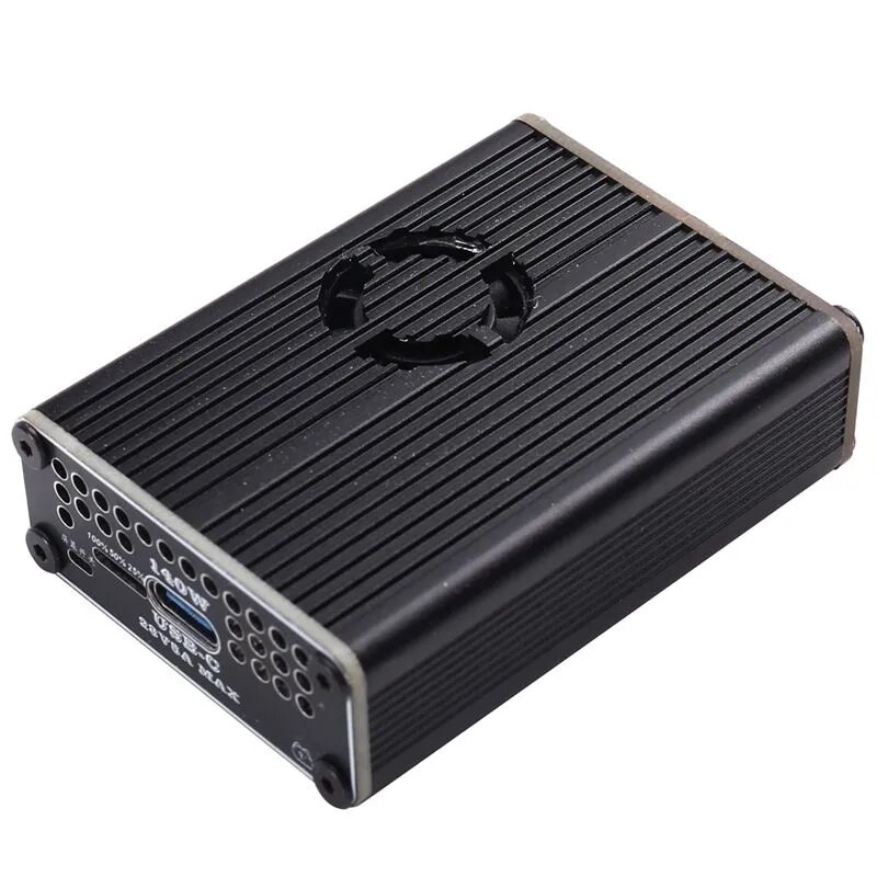 Z0PD3.1 140W Быстрая Зарядка TYPEC USB 2S С Вентилятором Для LiFePO4/Li-Ion Аккумуляторов - Двусторонний PD3.1/QC4+/ Черный
