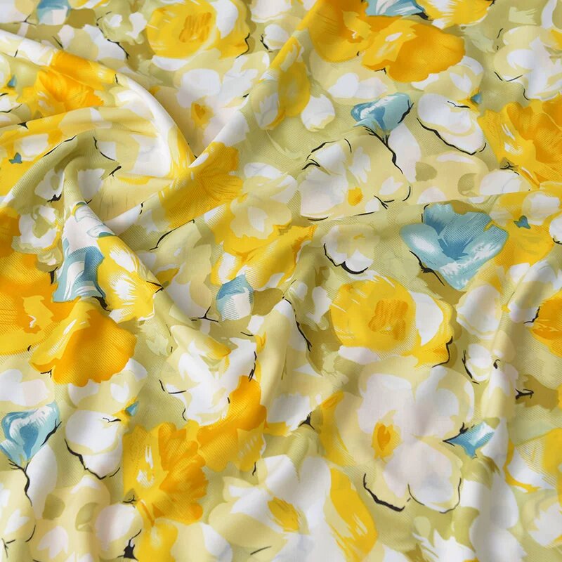 Ткань искусственная хлопково-вискозная для детской одежды, пижам, юбок, летняя легкая хлопково-вискозная ткань с тонким