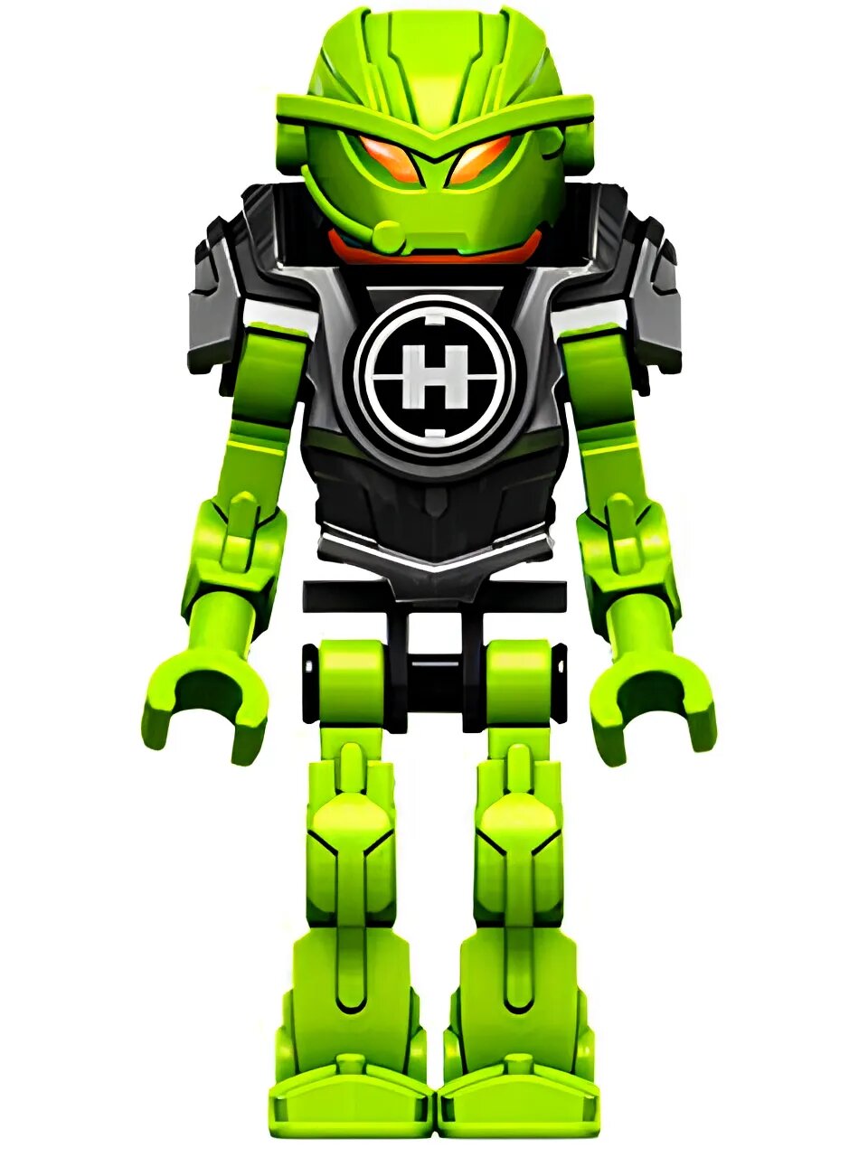 Минифигурка Lego Hero Factory Mini - Breez - Pearl Dark Gray Armor hf015 U