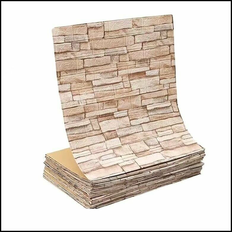 70 смx5м, cамоклеящиеся мягкие 3д панели для стен и потолка