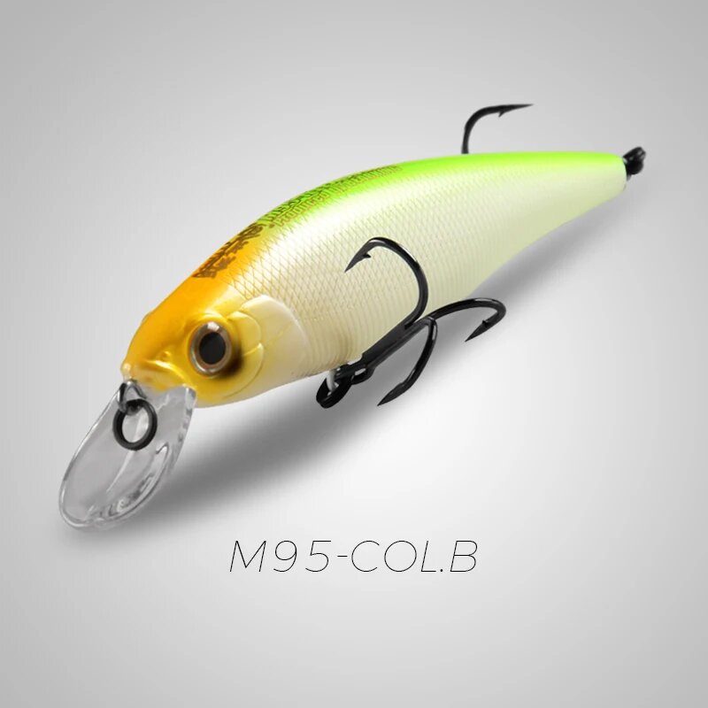 Воблеры BEARKING Squad Minnow разных цветов M95-B