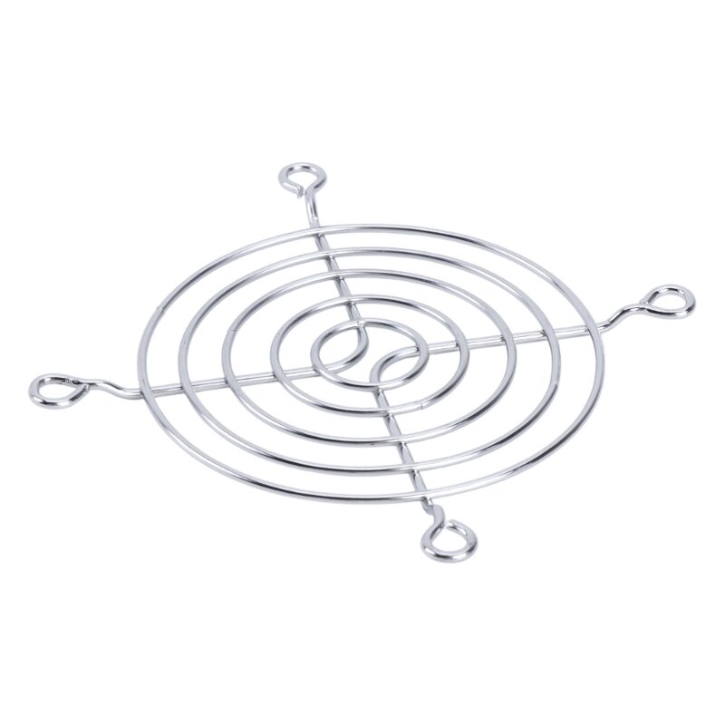 Новая распродажа, металлическая 80 мм, хромированная проволока для ПК, решетка вентилятора/крышка/защитная защита