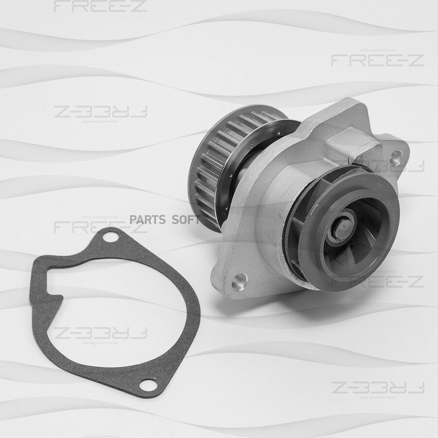 FREE-Z KP0116 Насос водяной AUDI A2 00->SKODA Fabia/Octavia/Roomster 99->VW Bora/Caddy/Golf/New Beetle/Polo 98->SEAT Altea/Cordoba/Ibiza/Leon/Toledo 99->