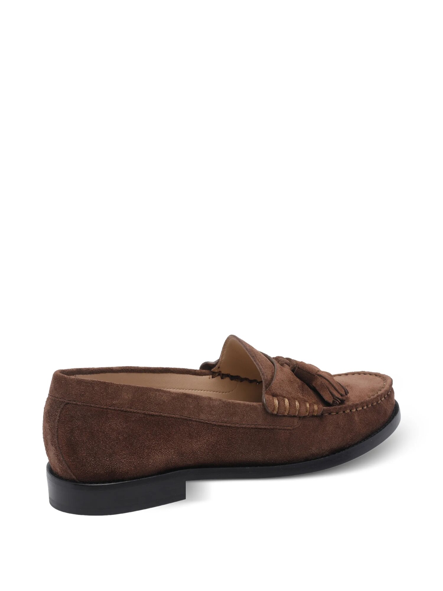 Лоферы Stuart Weitzman Tassel round toe loafers, размер 39, brown — фото 1