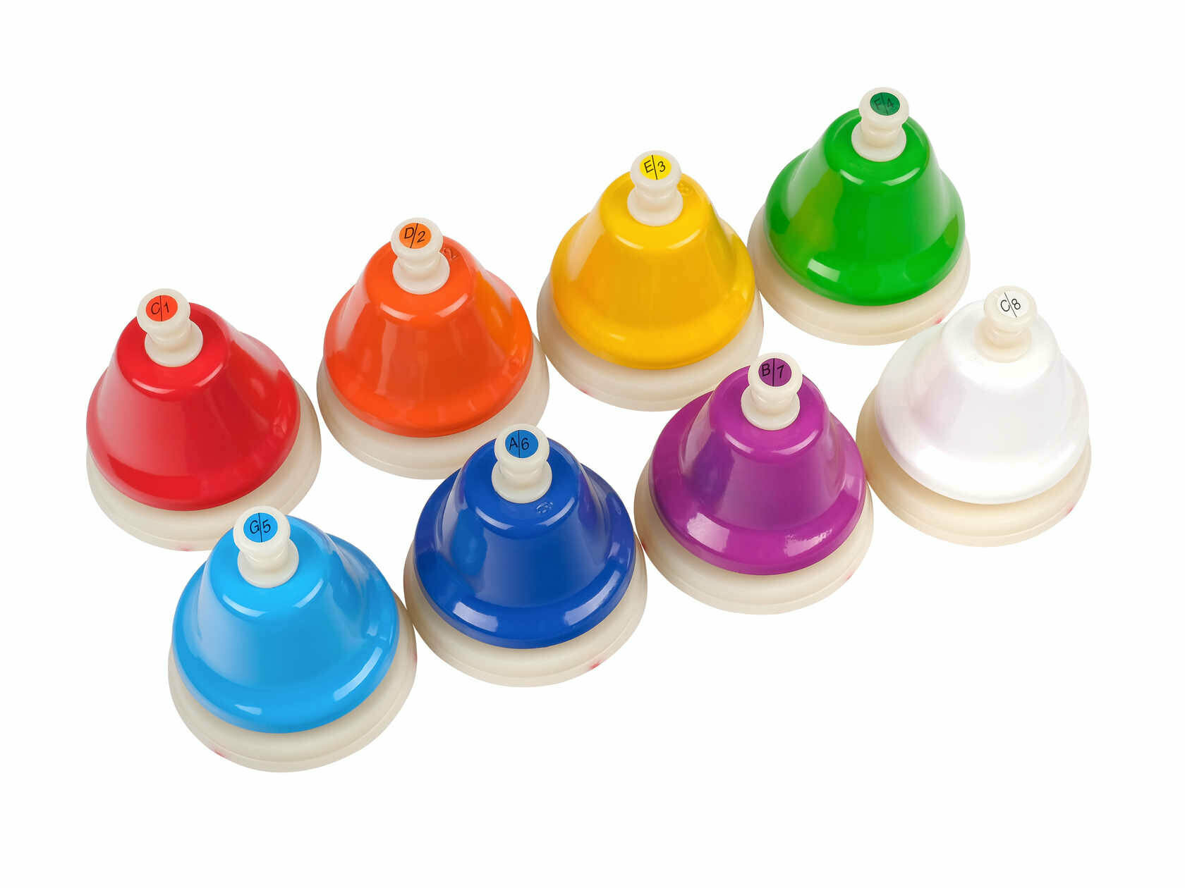 HB8-6 Набор из 8 колокольчиков настольного типа с кнопкой, Fleet