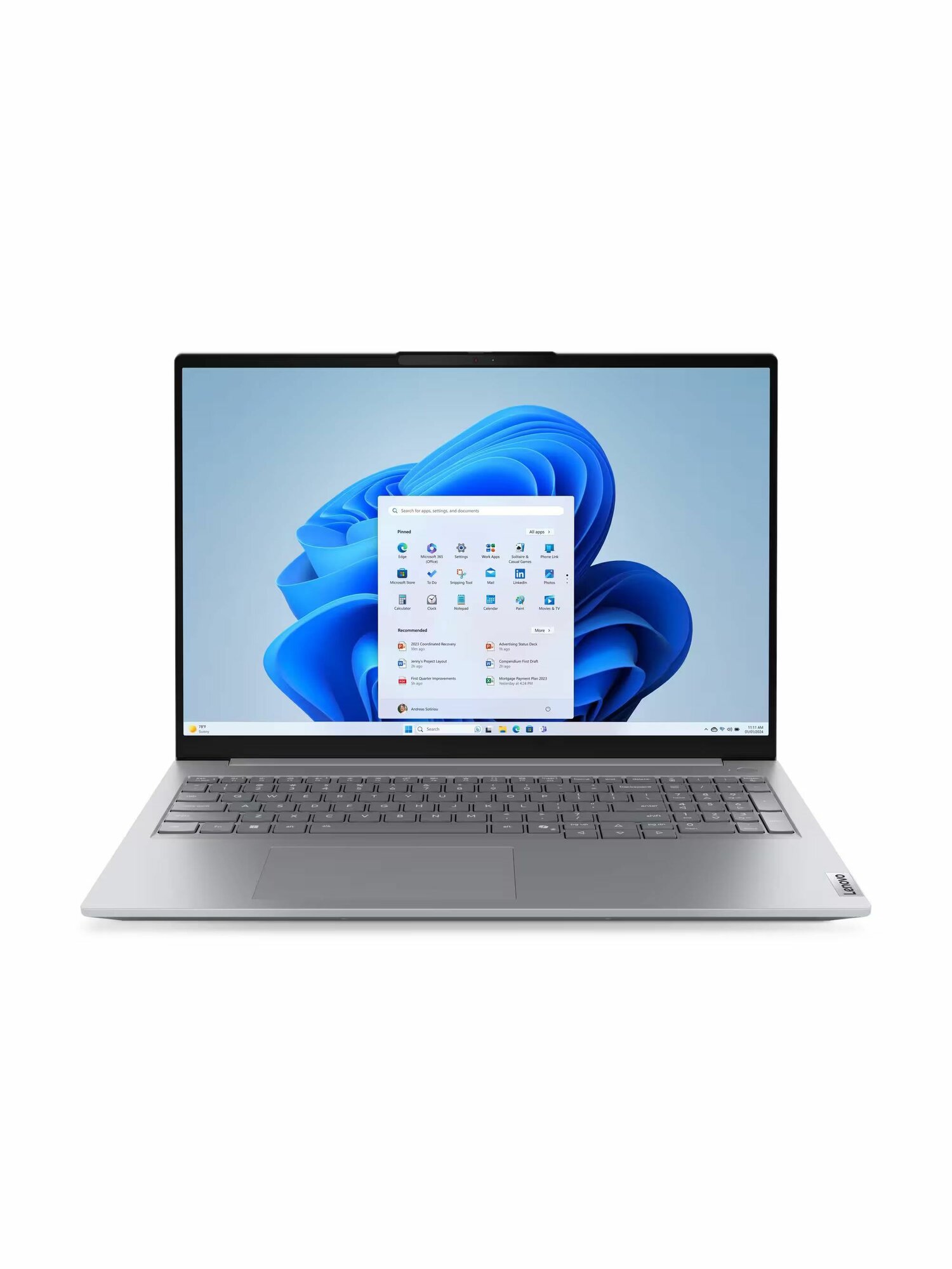 Ноутбук для работы и учебы, Ноутбук Lenovo ThinkBook 16 G9 IRL 21US006FGQ