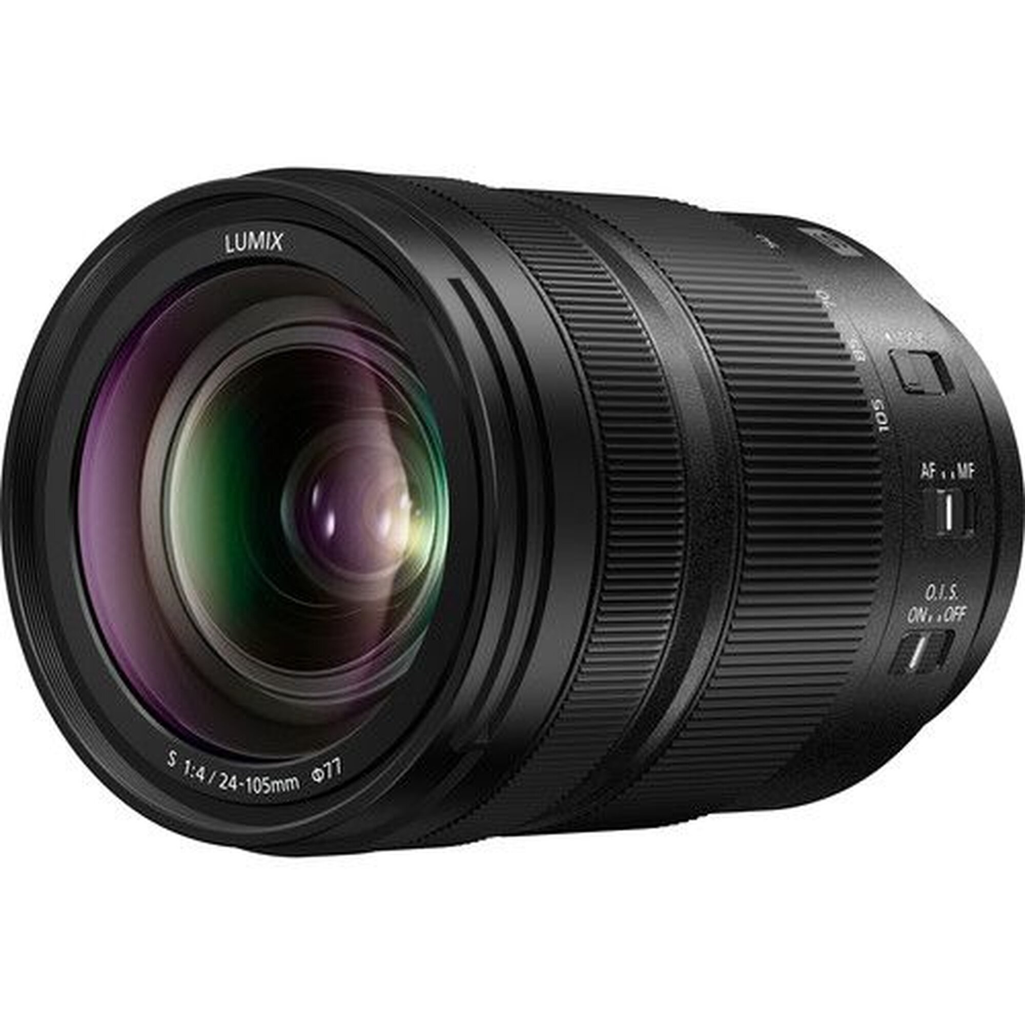 Объектив Panasonic Lumix S, 24-105мм, f/4, автофокус, L-Mount, черный