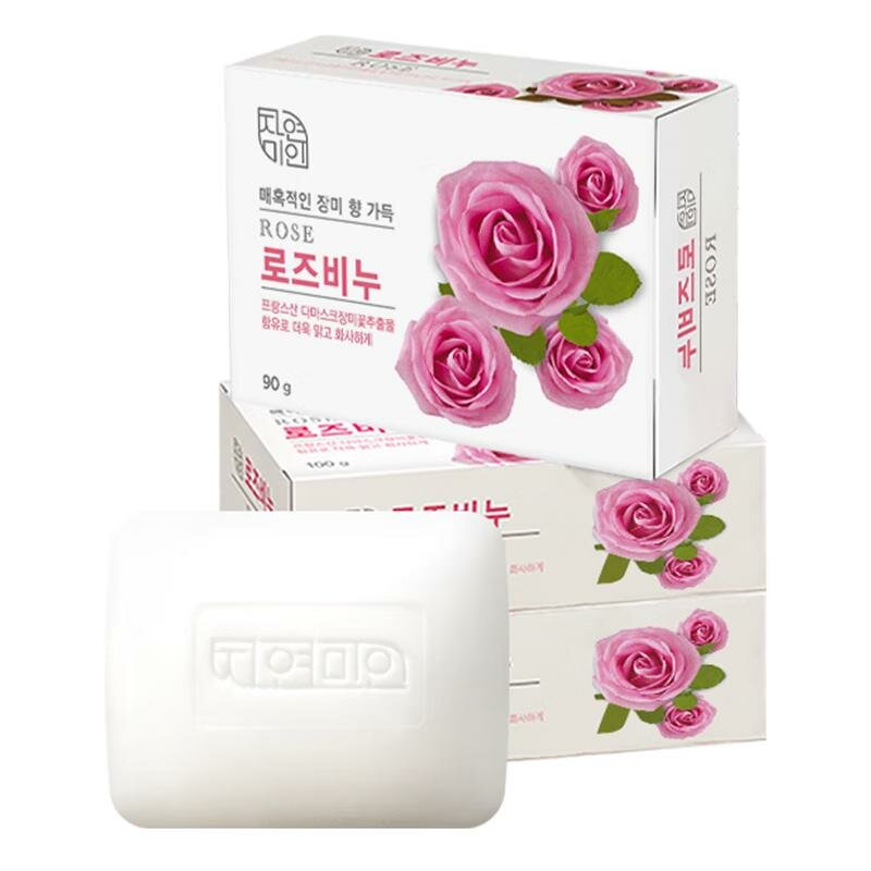 Mukunghwa Мыло для сияния кожи с дамасской розой Rose Beauty Soap, 90 гр.
