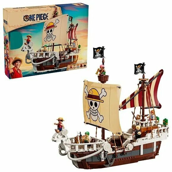 Конструктор One Piece пираты Ван Пис Пиратский корабль Гоинг Мерри, 1376 деталей, совместим с 75639